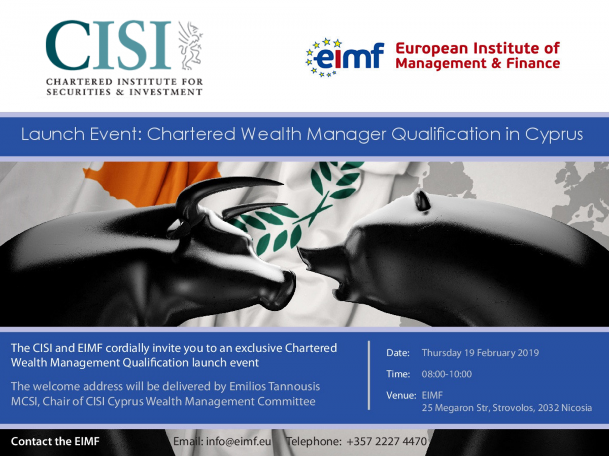 Breakfast Event | CISI Chartered Wealth Manager Qualification ...